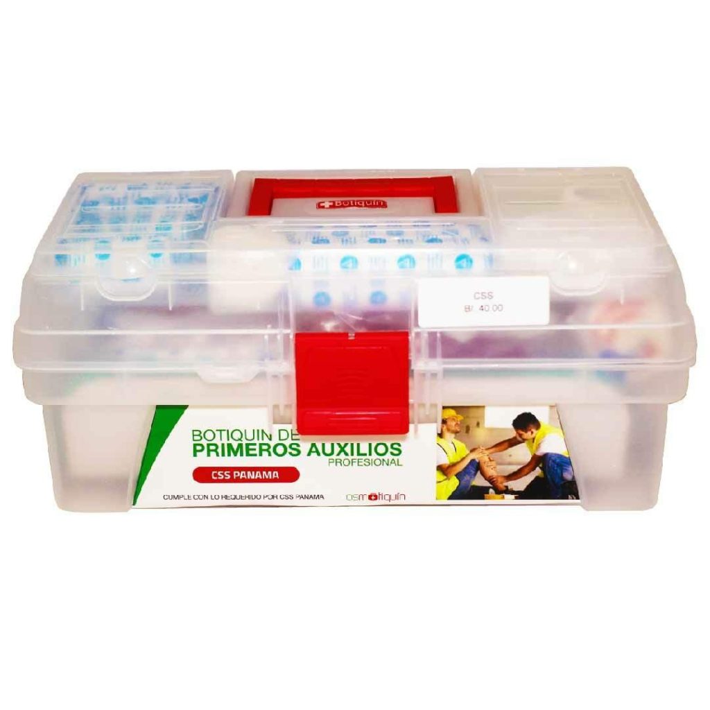 Botiquín que contiene lo solicitado por la CSS Panamá (Para 10 a 15 ...